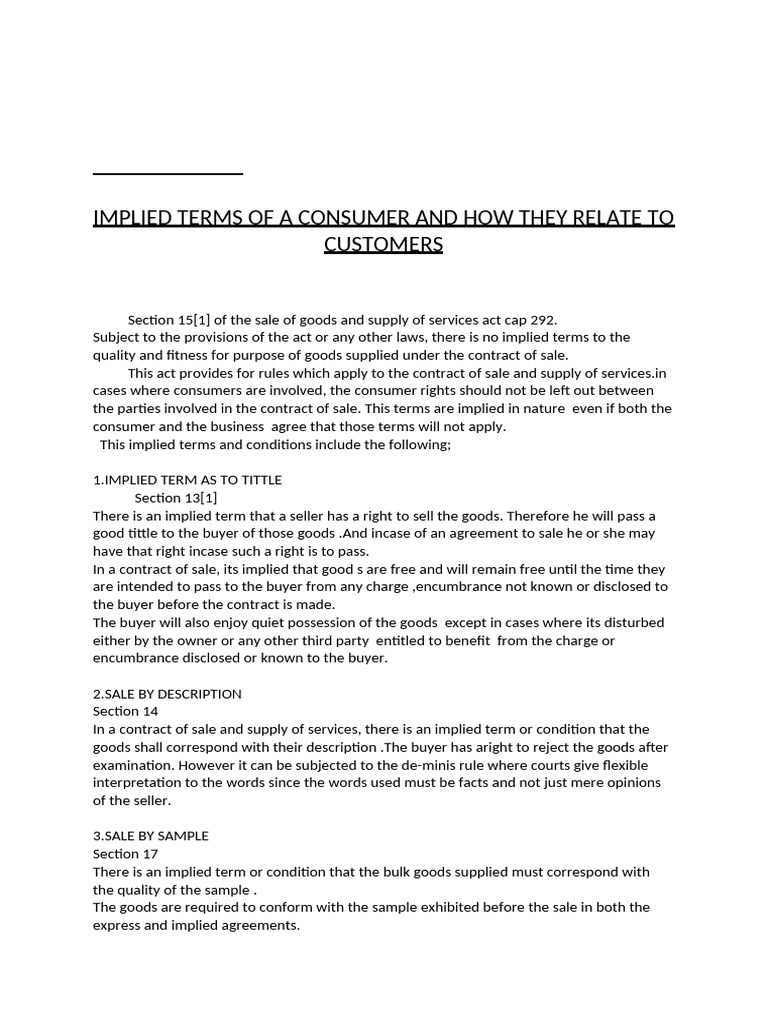 Consumer Law and Practice | PDF | Contractual Term | Breach Of Contract