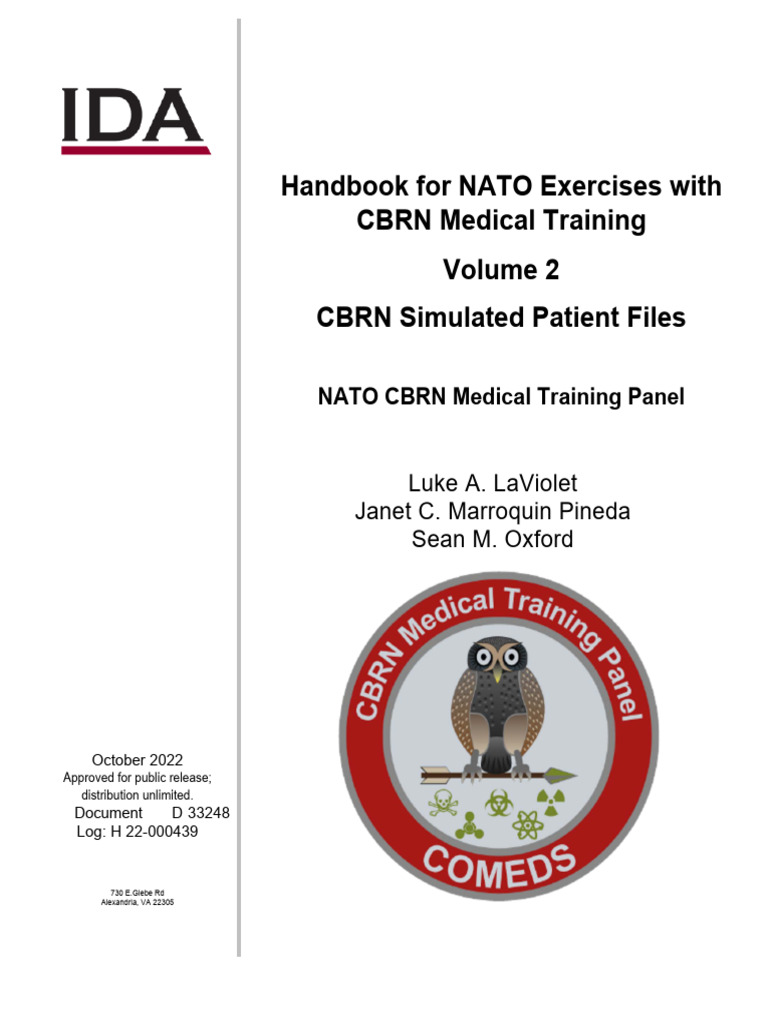 Ad 1196230 | PDF | Cbrn Defense | Bleeding