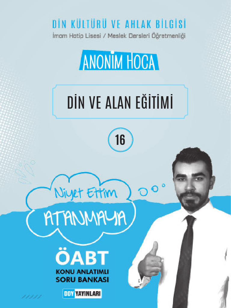 (ANONİM HOCA) DİN VE ALAN EĞİTİMİ++ | PDF