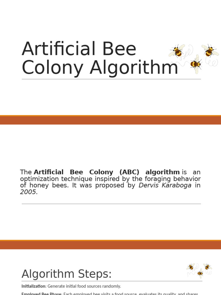 Artificial Bee Colony Algorithm Pdf Algorithms And Data Structures Theoretical Computer