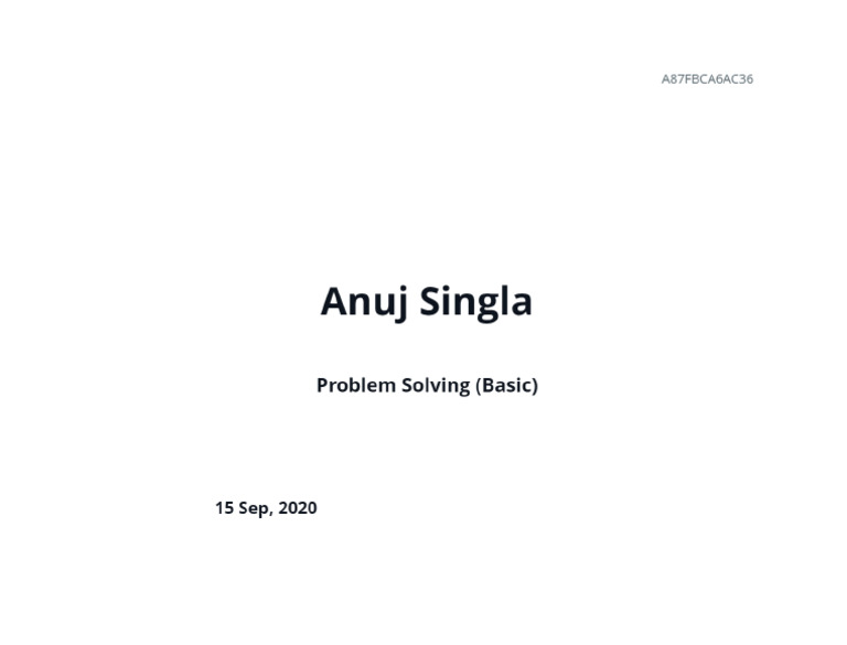 problem_solving_basic certificate | PDF