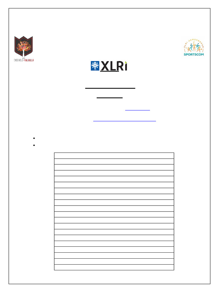 Valhalla Sports List 23rd EV | PDF