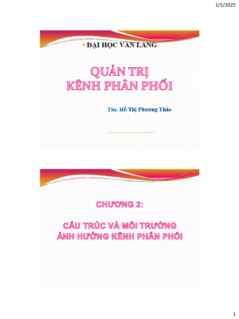 Chuong 2 - Cau Truc Va Moi Truong KPP - R | PDF
