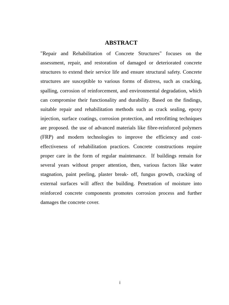 ABSTRAC1 | PDF | Concrete | Reinforced Concrete