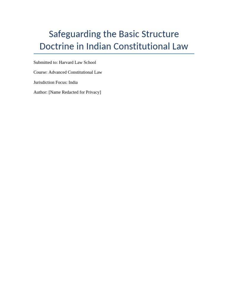 Harvard Basic Structure Longform Research Paper | PDF