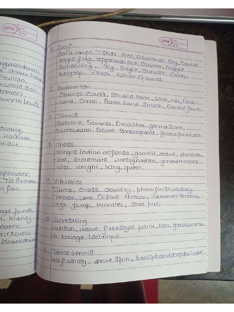 Sports Terminology | PDF