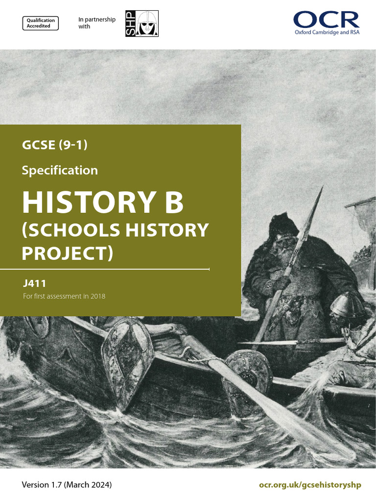 207164 Specification Accredited Gcse History b | PDF | Crimes | Crime ...