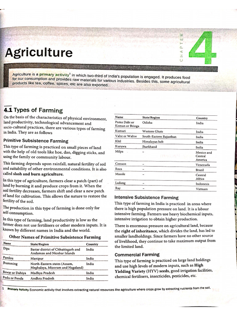 Agriculture Notes | PDF