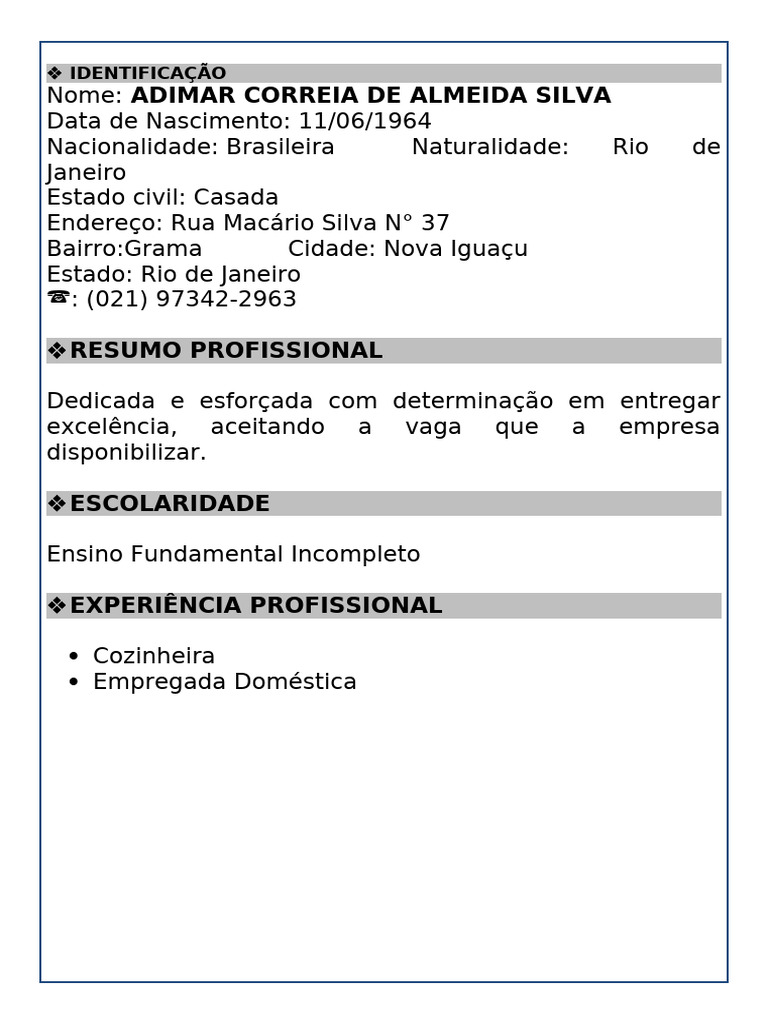 Adimar Correia de Almeida Silva | PDF