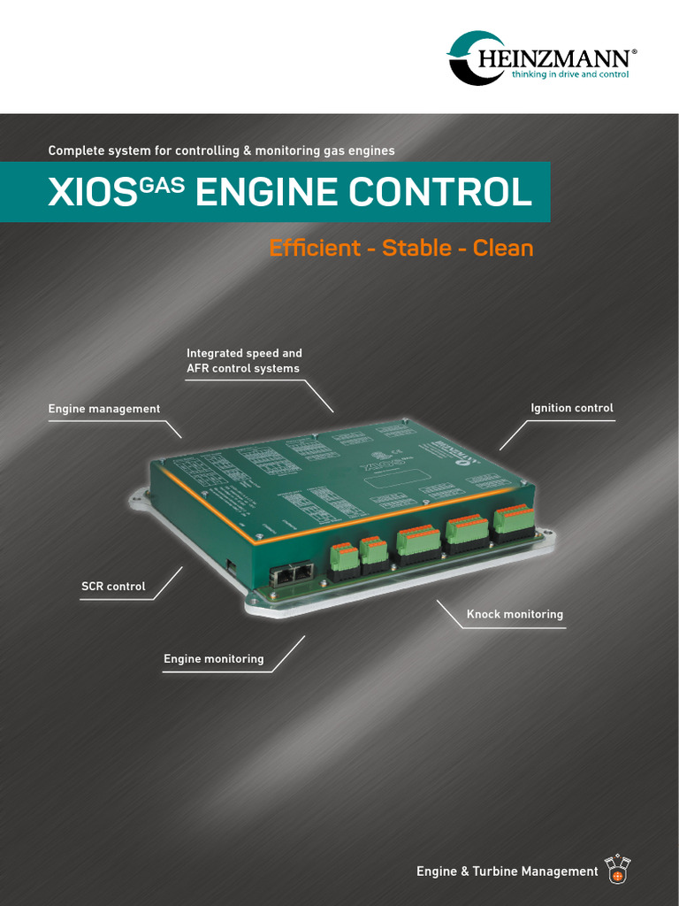 LEA XIOS-Gas Engine-Control e | PDF | Programmable Logic Controller ...