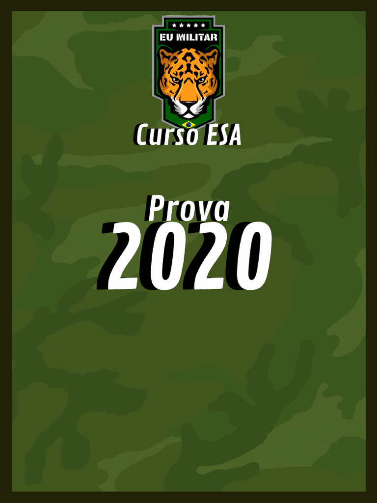 Esa Matemática - Prova 2020 | PDF | Conceitos matemáticos | Objetos ...