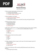 Remote Sensing Quiz for Science Olympiad | PDF | Light ...