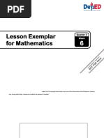 DLL Matatag - Mathematics 1 - Q2 - W6 | PDF | Curriculum | Education Theory