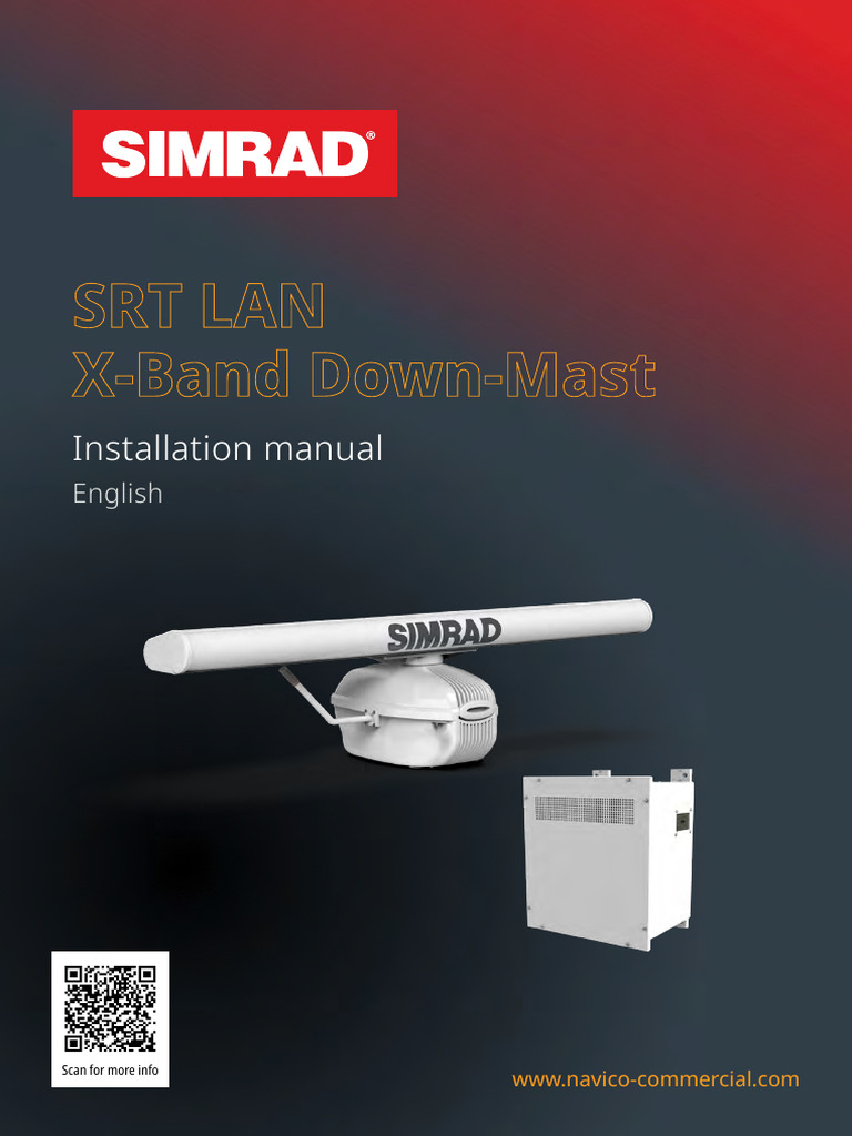 SRT LAN X Band Down Mast - IM - EN - 988 12289 005 - W | PDF | Radar | Electrical Connector
