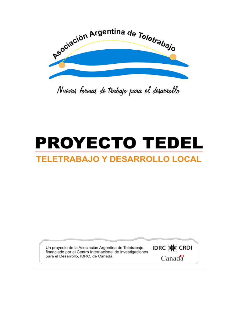 Proyecto TEDEL | PDF | Invalidez | Tecnología de información y ...