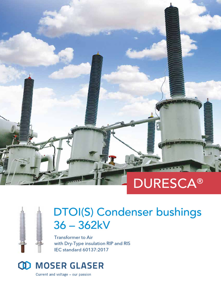 DURESCA® DTOI Transformer Bushings Overview | PDF | Insulator ...