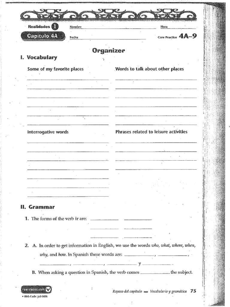 Tema 4 A Graphic Organizer | PDF
