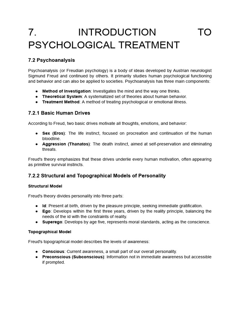 Understanding and Dealing With Psychological Disorders- Pt2 | PDF ...
