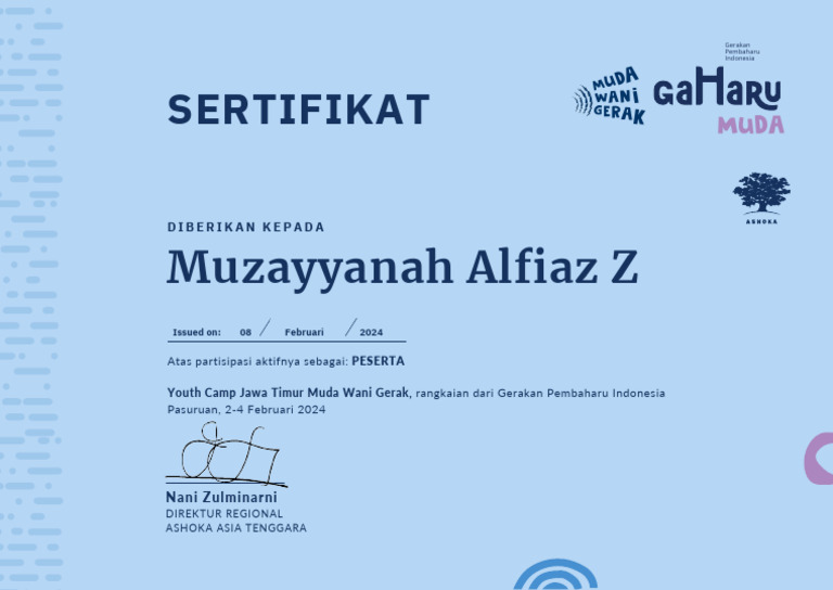 Muzayyanah Peserta | PDF