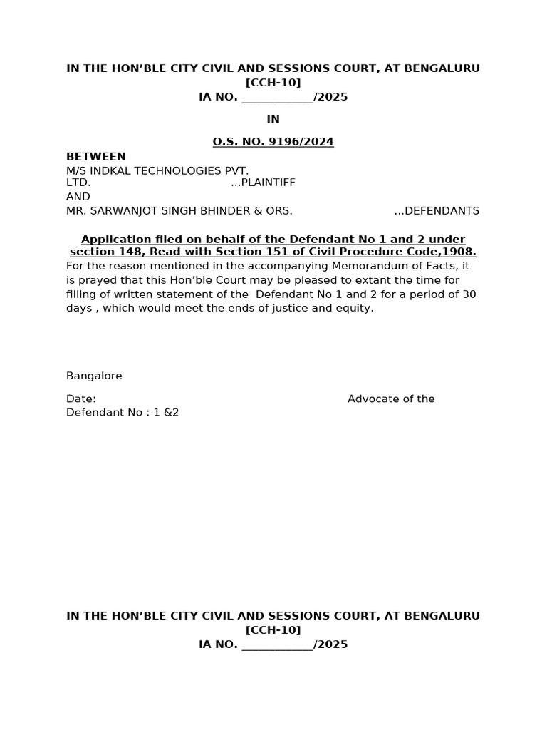 IA Under Section 148 of CPC | PDF | Judiciaries | Public Law