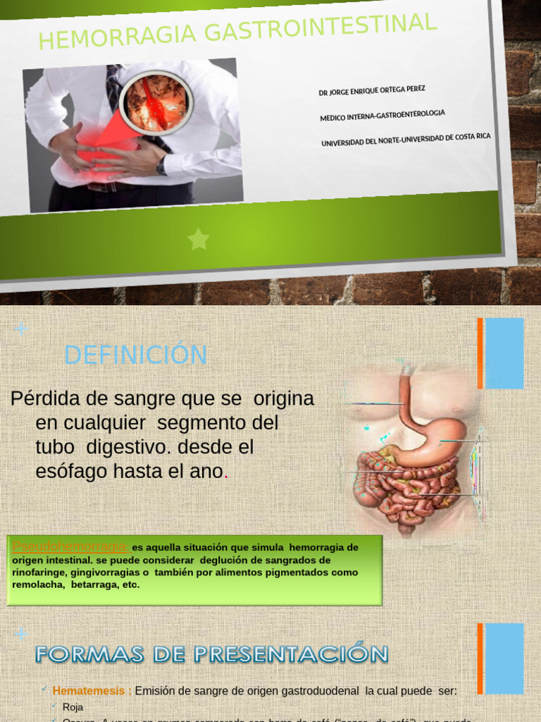 Hemorragia Gastrointestinal2023 | PDF | Heces | Tracto gastrointestinal