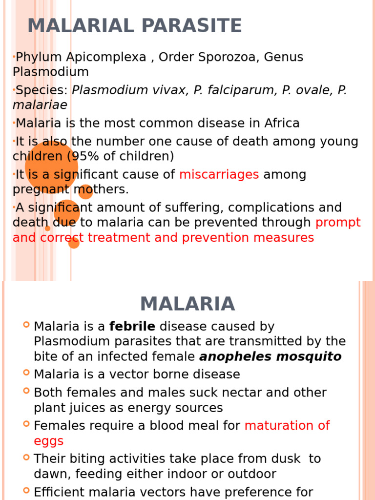 6.malarial Parasite 1 | PDF | Malaria | Plasmodium