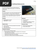 FAA Endorsement Labels Guide | PDF | Aeronautics | Flight Instructor