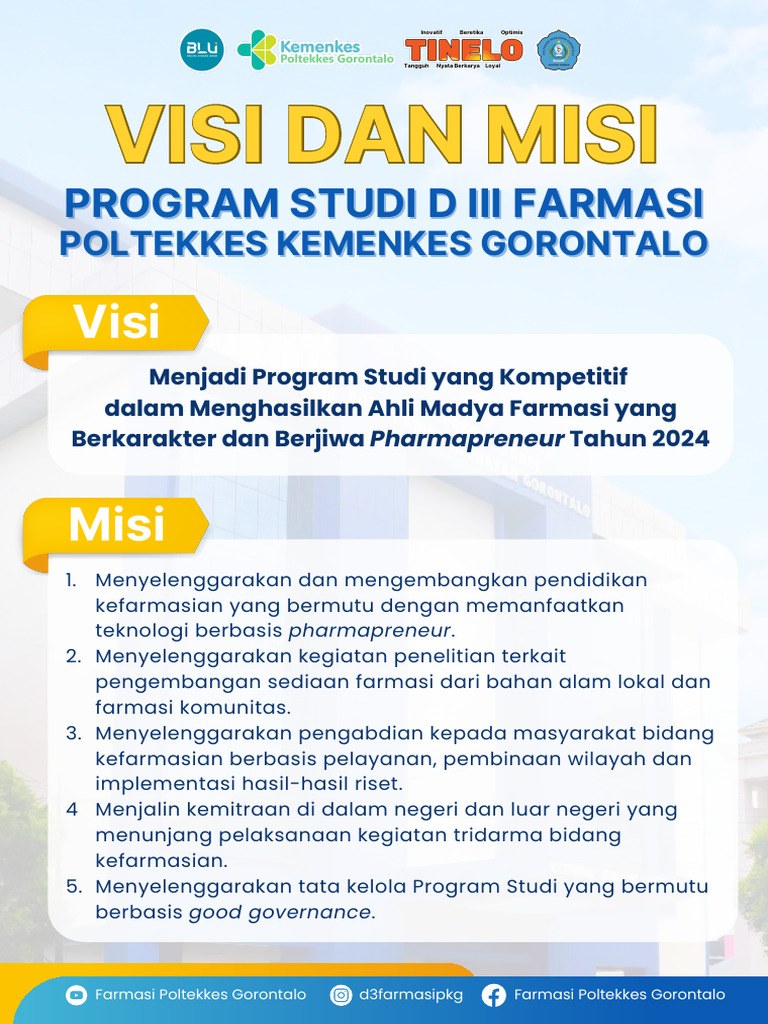 Visi Dan Misi Prodi Farmasi | PDF