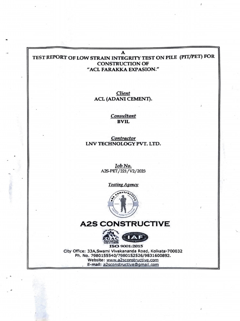 PIT Report Hopper Building | PDF | Deep Foundation | Classical Mechanics