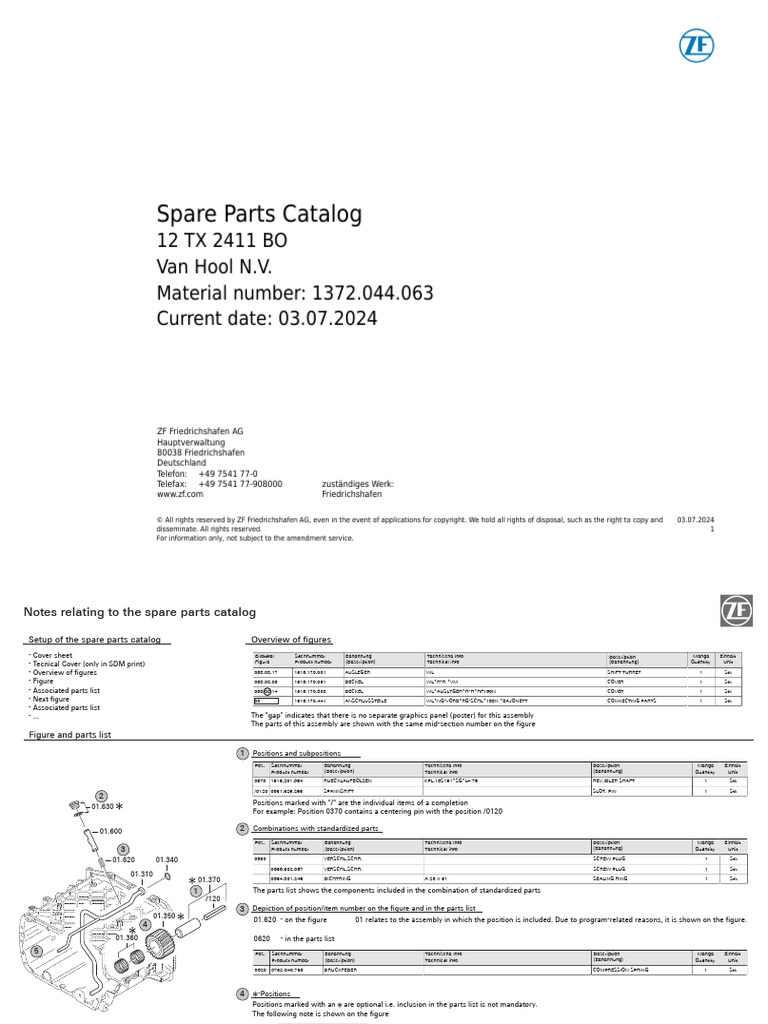 ZF Traxon Katalogas | PDF | All Rights Reserved | Mechanical Engineering