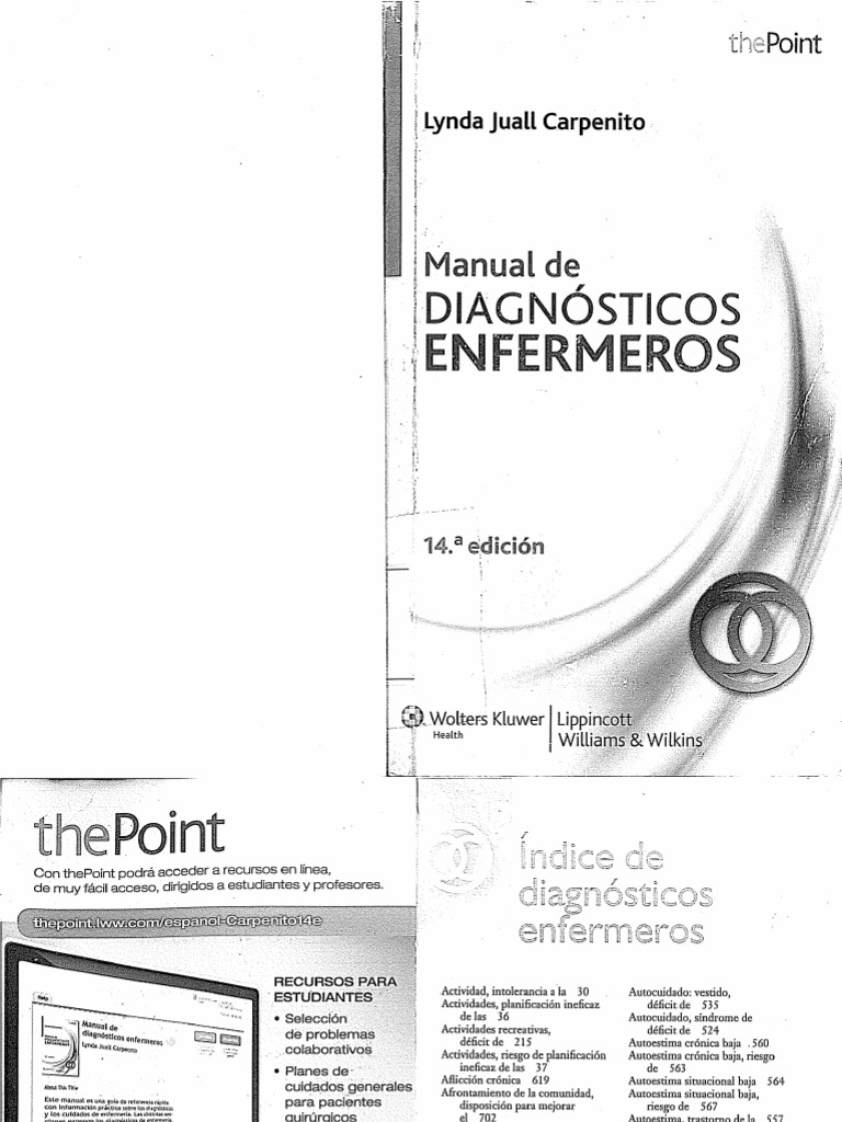 Carpenito, Diagnosticos Enfermeros 14a Edicion | PDF