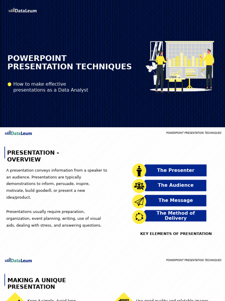 Effective PowerPoint Techniques for Analysts | PDF