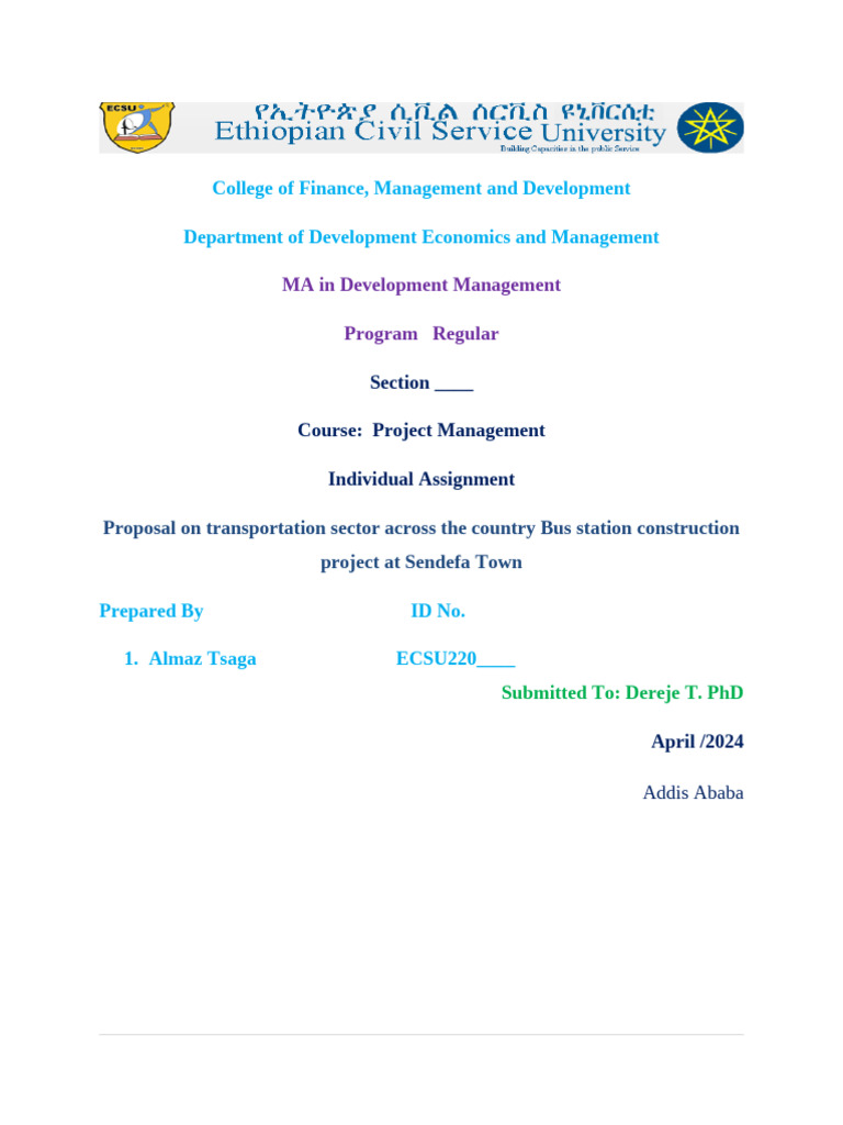Almaz Project | PDF | Transport | Sustainability