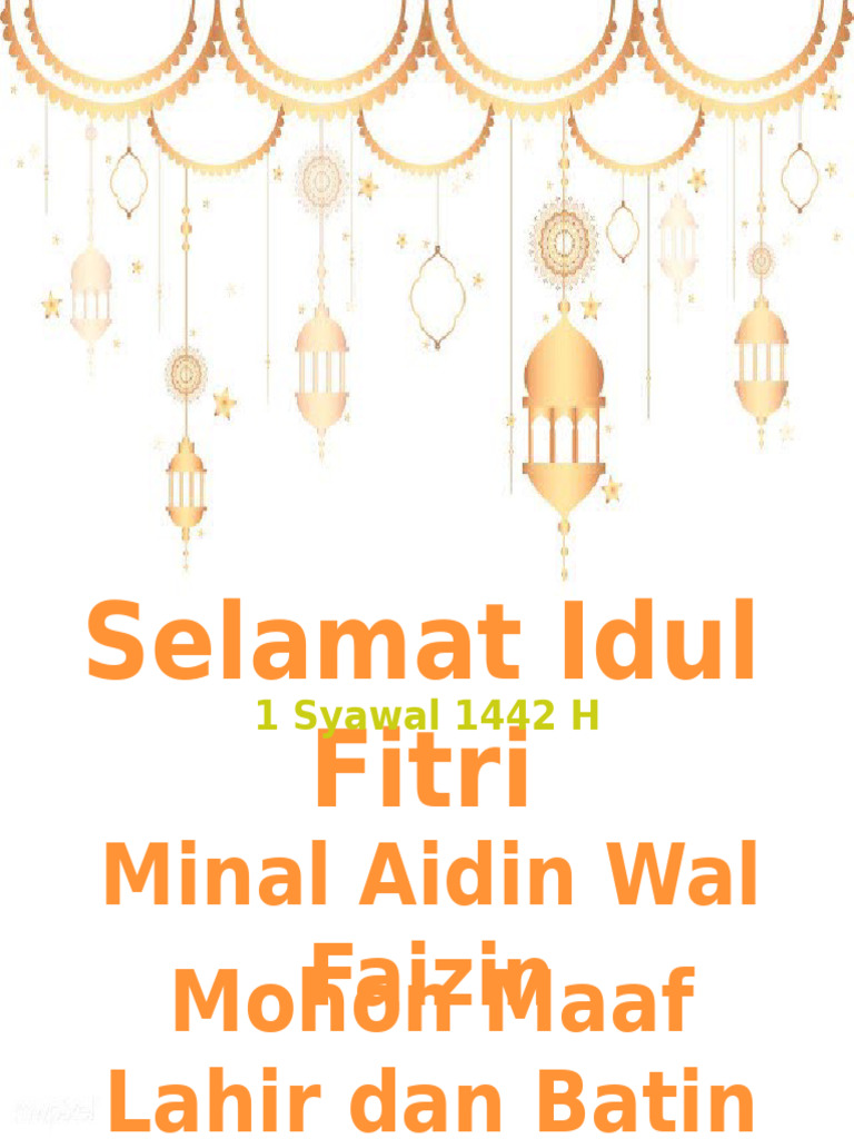 Selamat Idul Fitri 1442 H | PDF