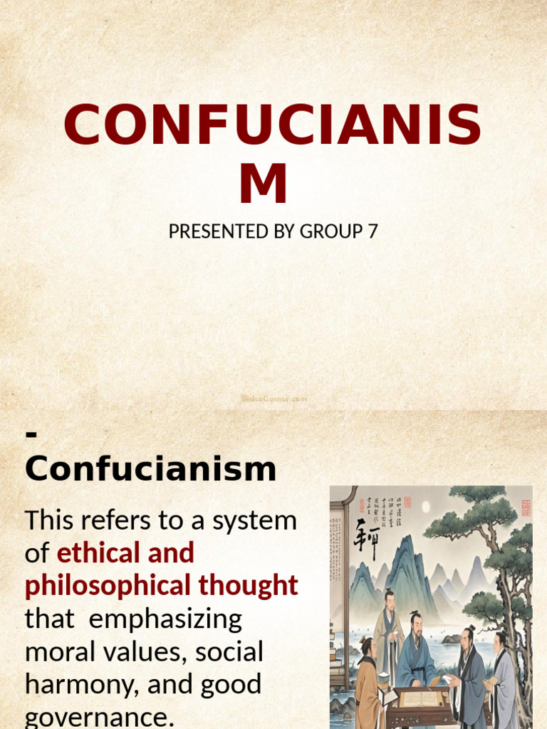 Overview of Confucianism Principles | PDF | Confucius | Confucianism