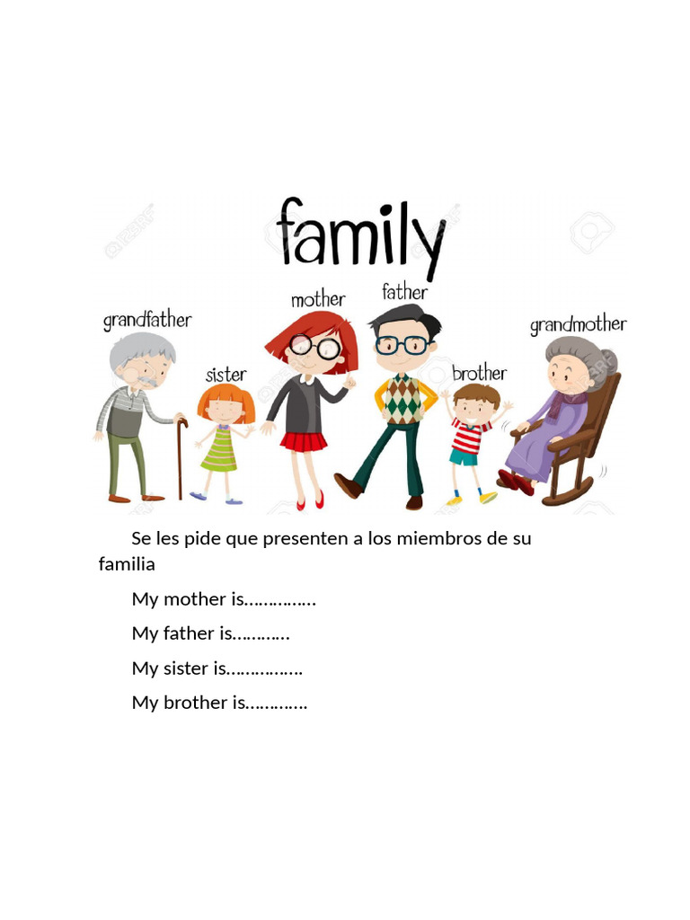 Presentación de Mi Familia | PDF