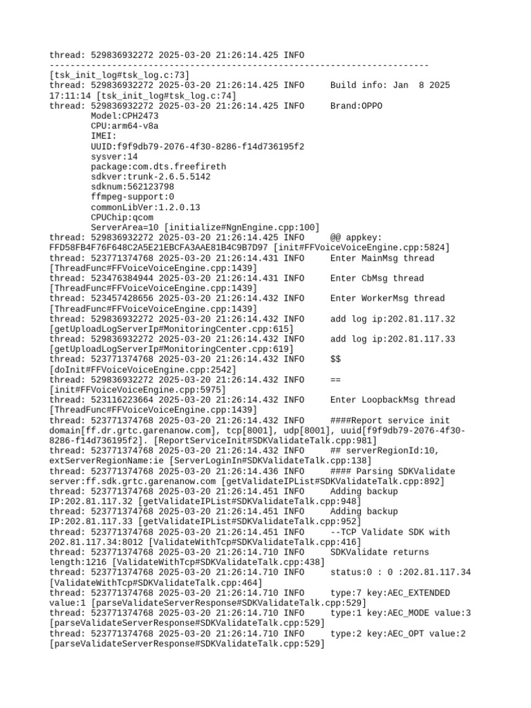 ffrtc_log | PDF | Network Socket | Internet Architecture