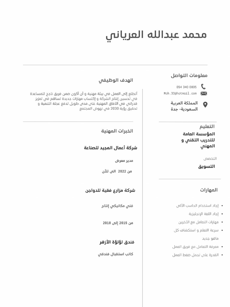 Mohammed CV | PDF