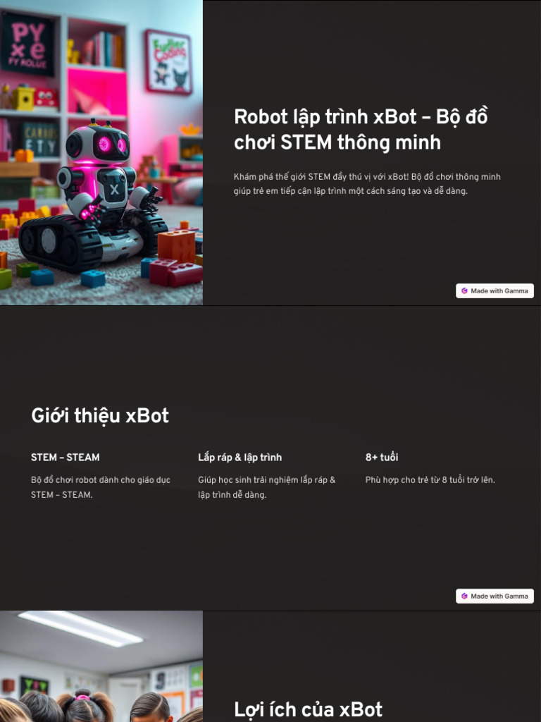 Robot Lap Trinh Xbot Bo Djo Choi STEM Thong Minh | PDF