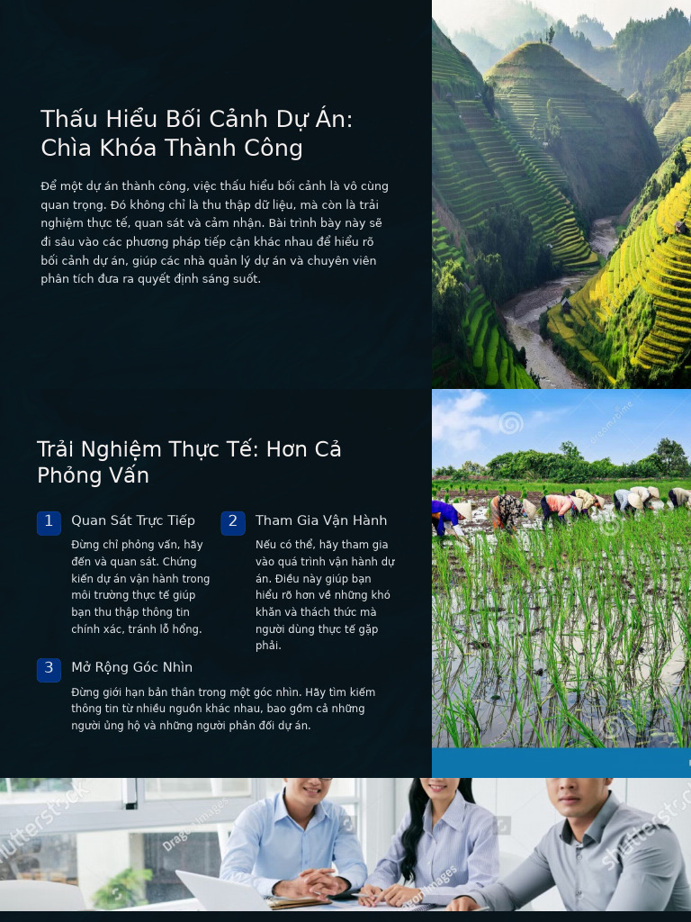 Thau Hieu Boi Canh Du An Chia Khoa Thanh Cong | PDF