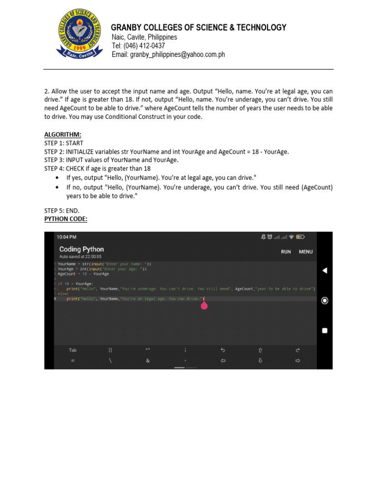 ComProg 2 - ACT1 Num2 - Bacongan | PDF