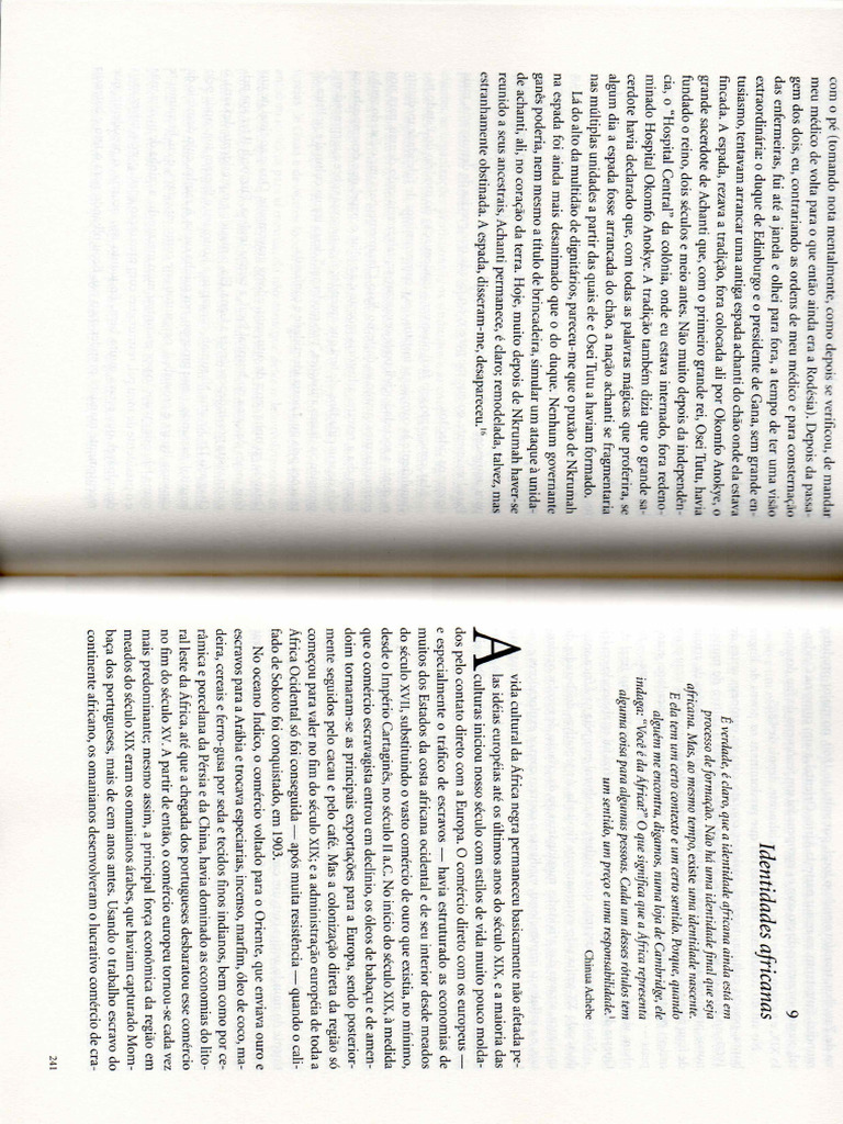 Appiah, A - Na casa de meu Pai - Cap.9 e conclusão | PDF