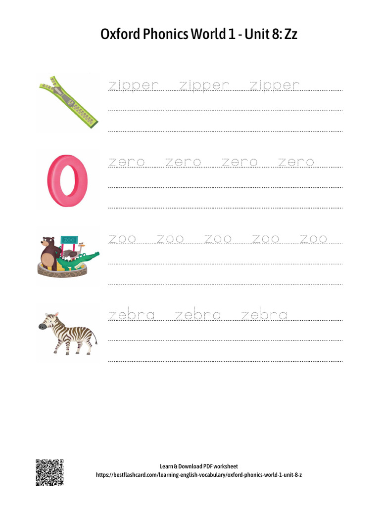 Phonics Focus: Letter Zz Activities | PDF