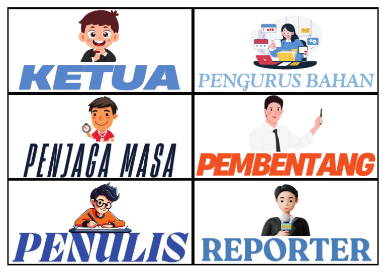 KAD PERANAN (role cards) | PDF