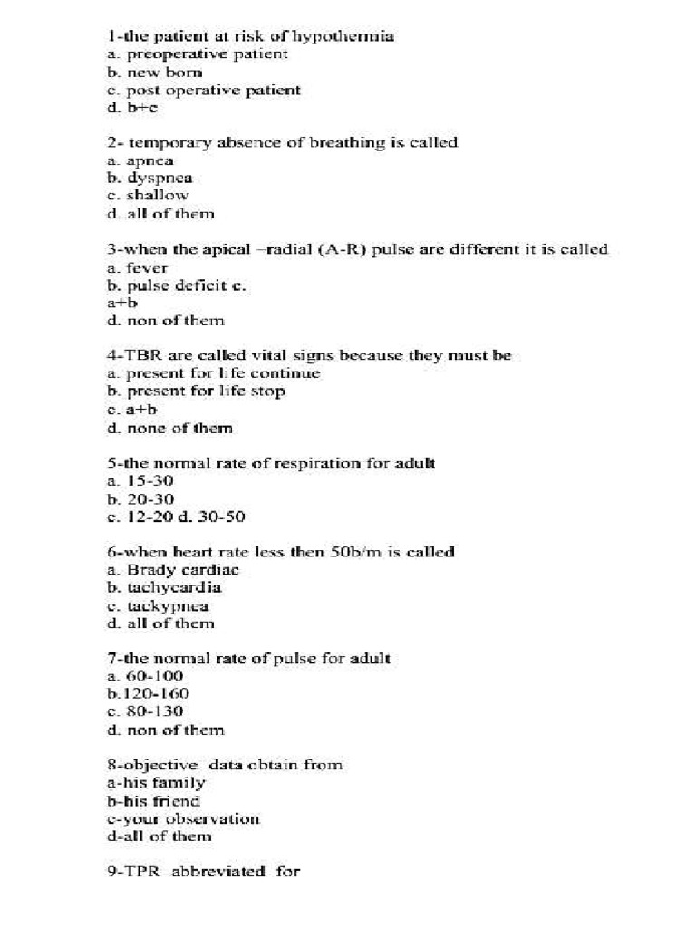 Nurse Prometric Exam Recalls2 | PDF