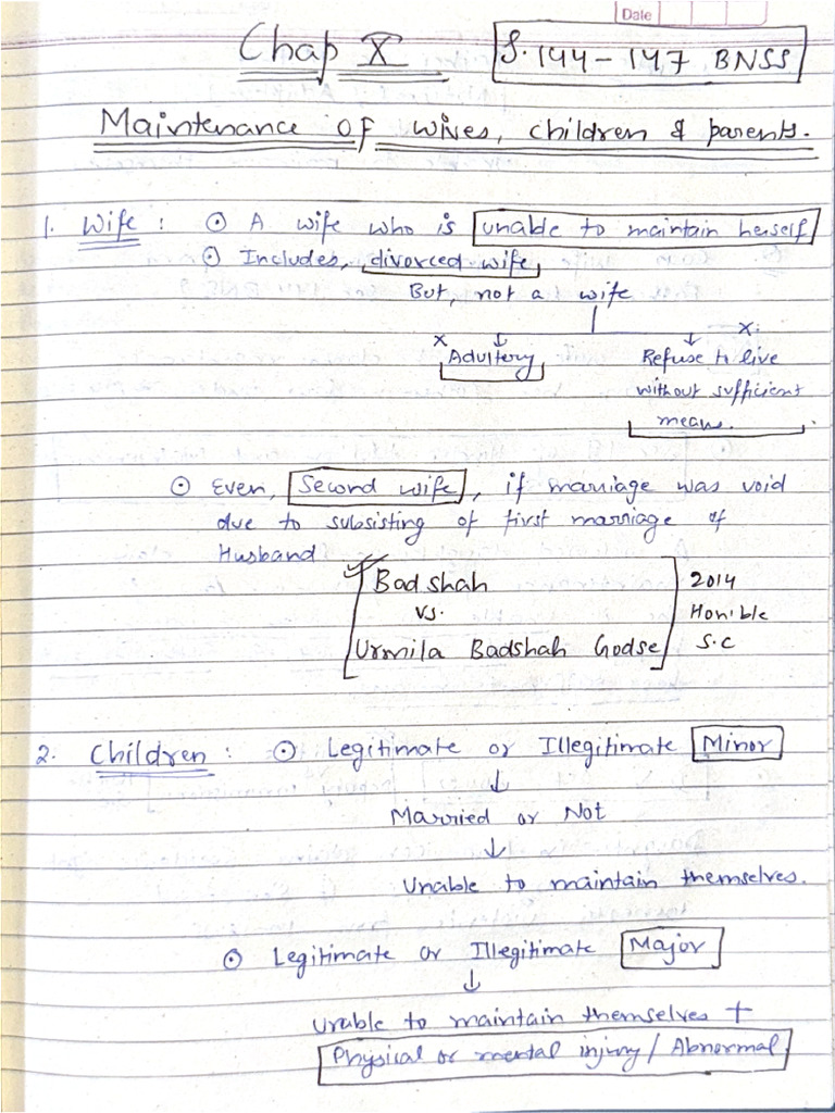 Maintenance BNSS Sec 144 | PDF