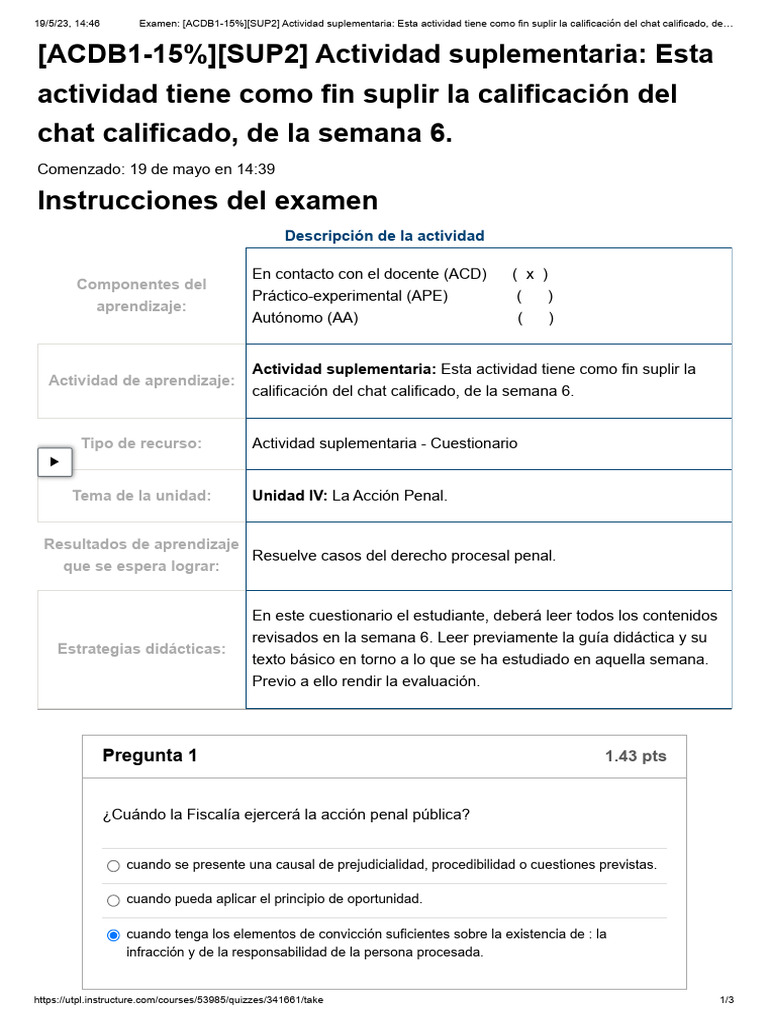 Examen_ [ACDB1-15%][SUP2] Actividad suplementaria_ Esta actividad tiene como fin suplir la ...