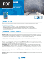 Mapegrout ME05 Technical Data Sheet | PDF | Concrete | Deep Foundation