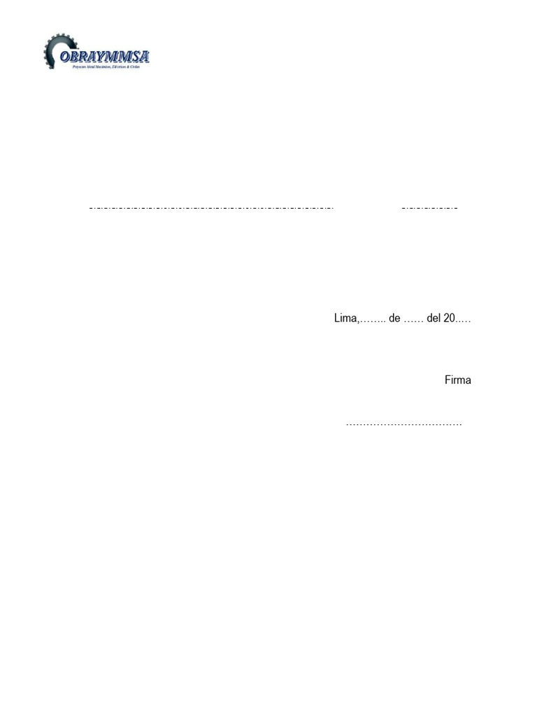 8.1 Cargo de Recepcion - Declaracion Risst | PDF