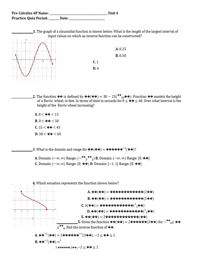 Day 4 - Practice Quiz (Optional) | PDF | Function (Mathematics) | Mathematics